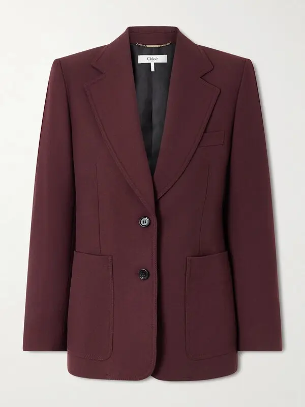 Chloé Wool-gabardine Blazer
