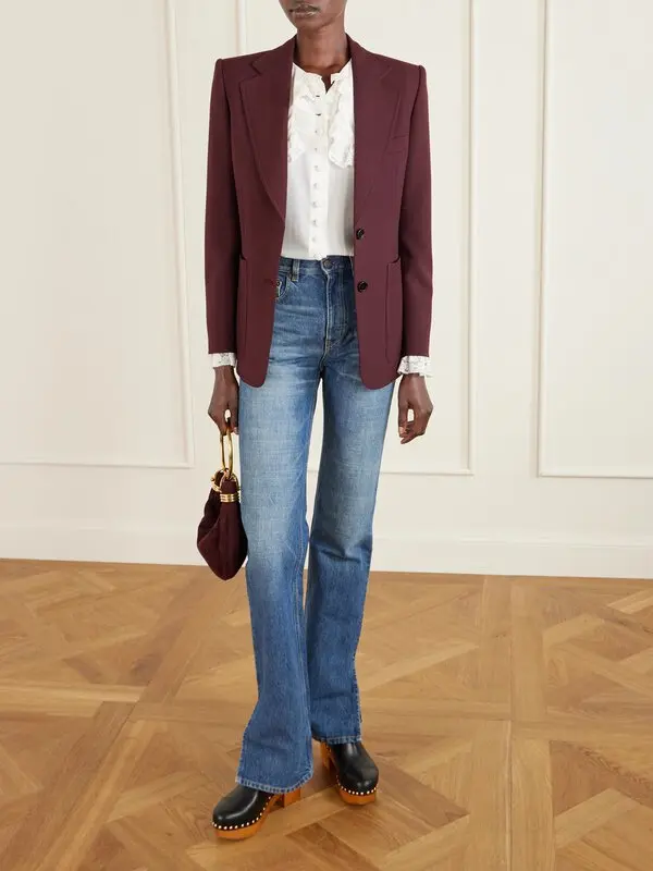 Chloé Wool-gabardine Blazer