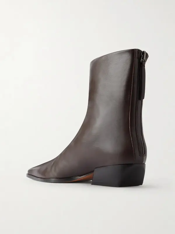 EMME PARSONS Minori Leather Ankle Boots - Brown