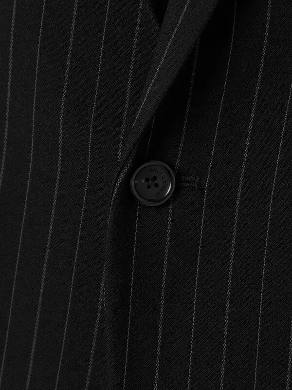 NILI LOTAN Anabel Pinstriped Wool-blend Twill Blazer