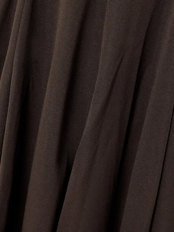 Staud Joy Cotton-blend Faille Maxi Dress - Brown