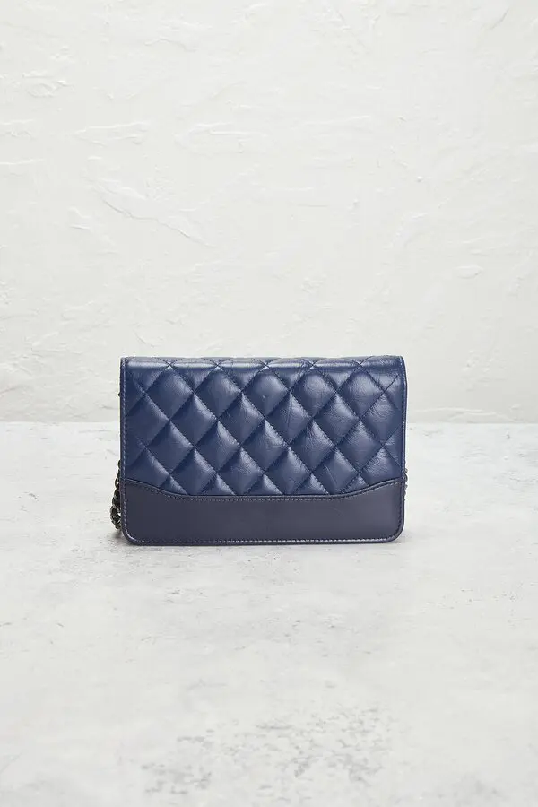 Chanel Calfskin Gabrielle Wallet On Chain