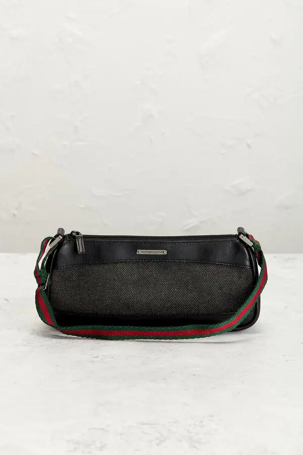 Gucci Denim Pochette Shoulder Bag