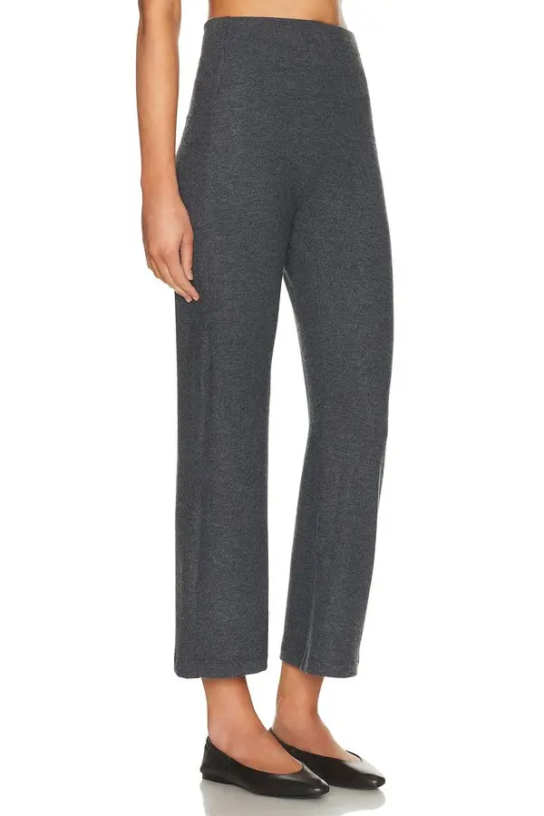 LESET Lauren Crop Flare Pant - Charcoal