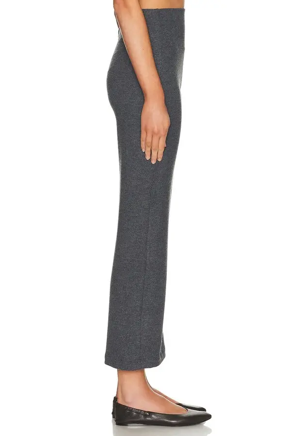 LESET Lauren Crop Flare Pant - Charcoal