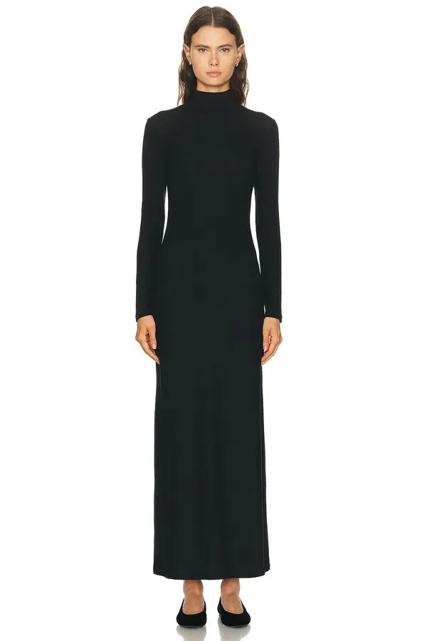 LESET Lauren Turtleneck Maxi Dress
