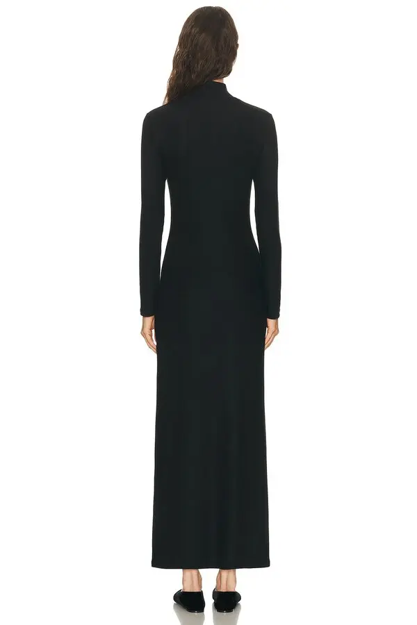 LESET Lauren Turtleneck Maxi Dress