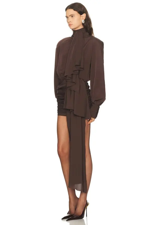 ROWEN ROSE Long Sleeve Mini Dress