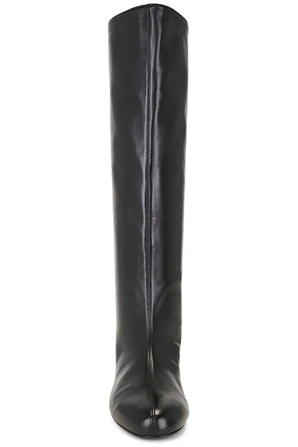 TOTEME Downtown Nappa Knee High Boots - Black