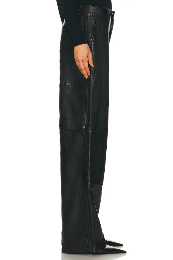 Alexander Wang Mid Rise Moto Workwear Pant