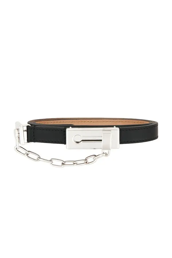 Gabriela Hearst Lock Belt - Black