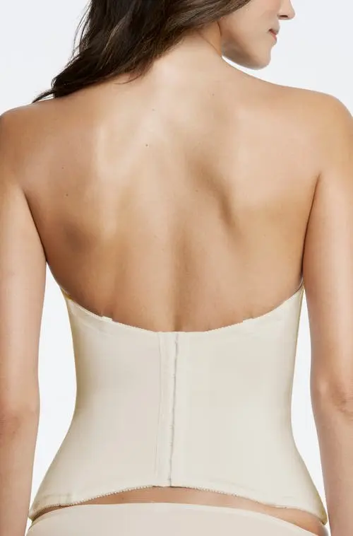 DOMINIQUE INTIMATES Paige Seamless Padded Microfiber Longline Strapless Bra