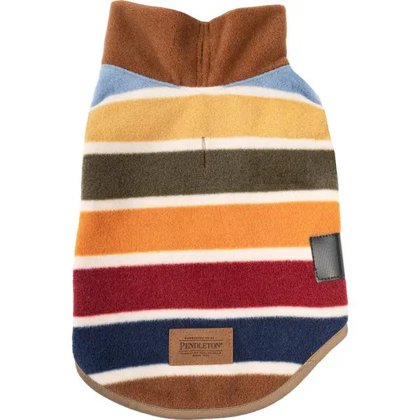 Pendleton Striped Fleece Dog Vest - Joshua Tree