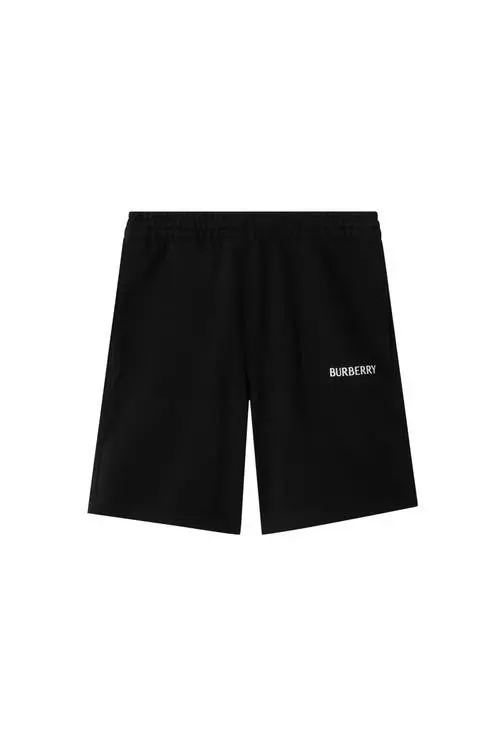 Burberry Logo Cotton Shorts