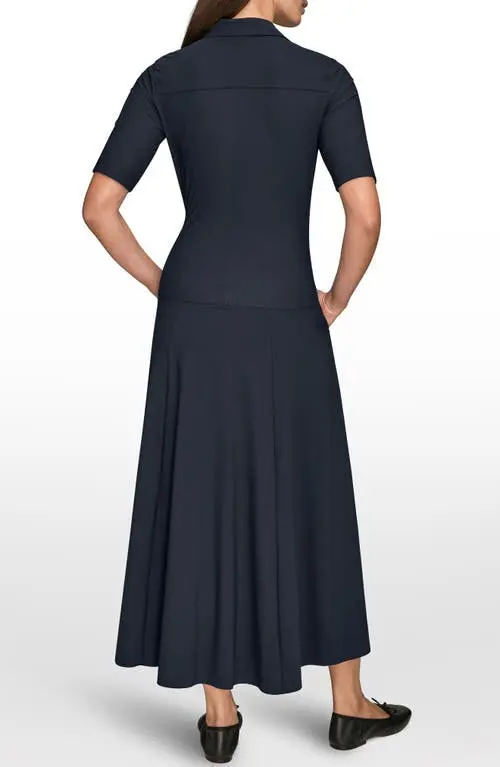 Donna Karan New York A-line Polo Dress - Black