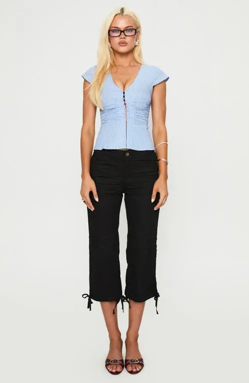 Princess Polly Drawstring Cuff Capri Pants
