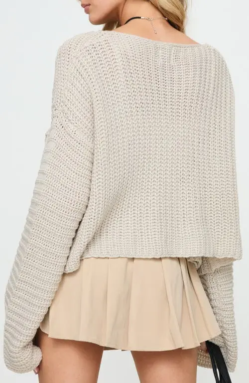 Princess Polly Artha Relaxed Crop Cardigan