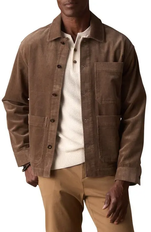 THE NORMAL BRAND Corduroy Chore Coat - Taupe