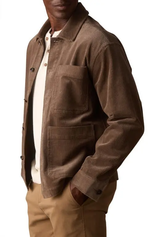 THE NORMAL BRAND Corduroy Chore Coat - Taupe
