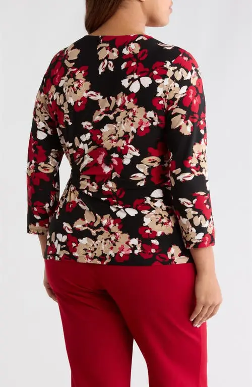 KASPER Side Tie Top