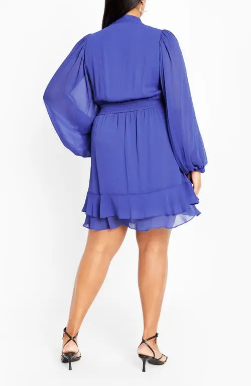 City Chic Kendall Long Sleeve Dress