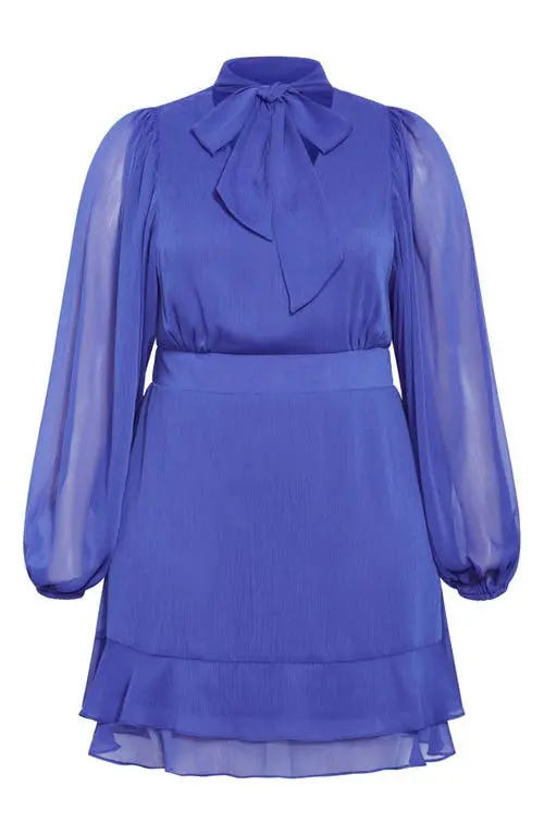 City Chic Kendall Long Sleeve Dress