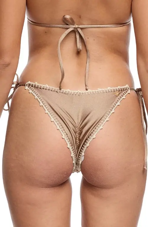CAPITTANA Missy Crochet Trim Bikini Bottoms