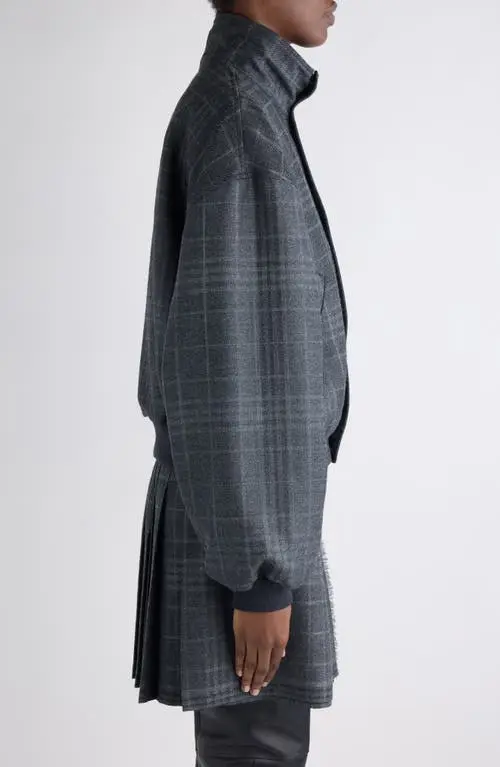 Balenciaga Reversible Wool Blouson Jacket