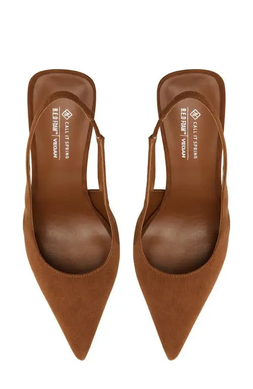 CALL IT SPRING BY ALDO Daniella Slingback Pumps - Cognac
