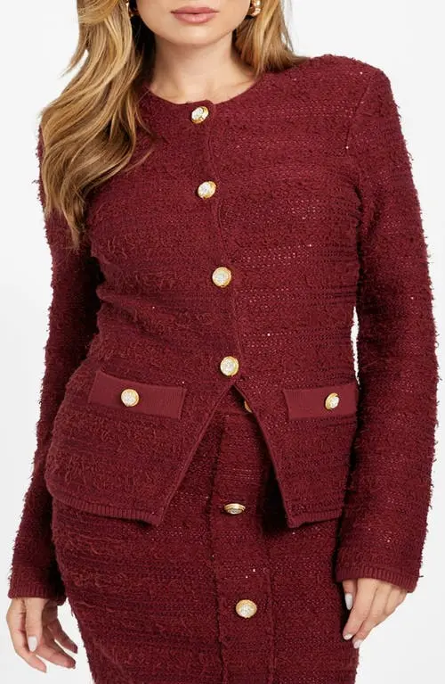 MARCIANO Clara Texture Cardigan
