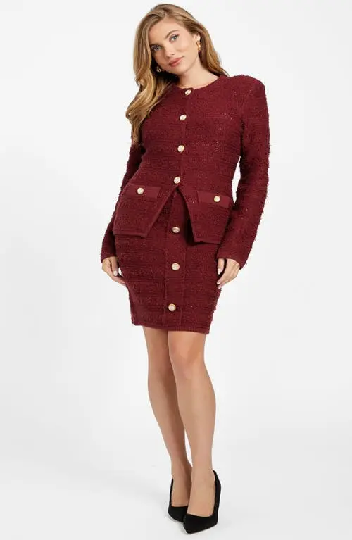 MARCIANO Clara Texture Cardigan