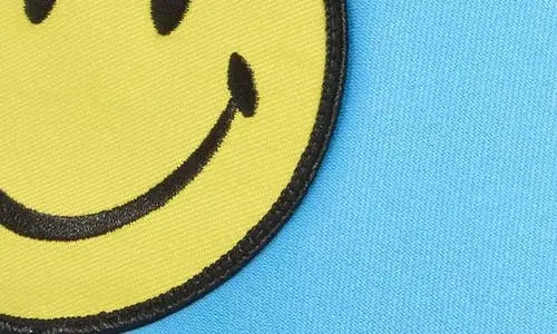 Aviator Nation Smiley Baseball Cap - Neon Blue