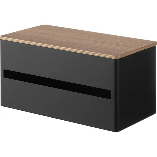 YAMAZAKI Paper Towel Dispenser - Walnut