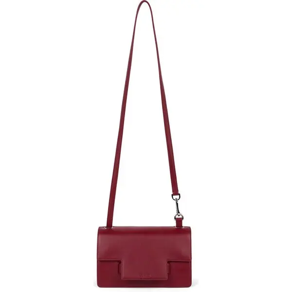 WE-AR4 The Accordion Leather Shoulder Bag - Maroon