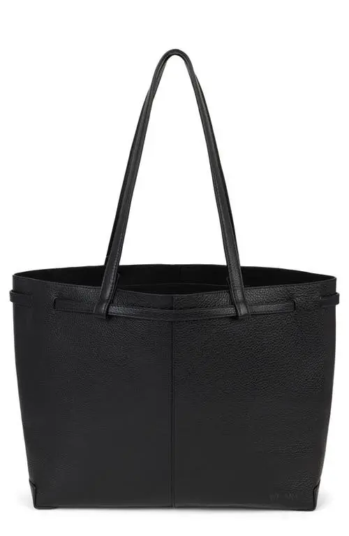 WE-AR4 The Pixie Leather Tote - Black