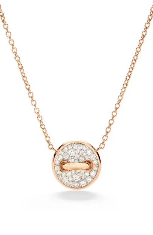 Pomellato Pom Pom Mother-of- & Diamond Reversible Dot Pendant Necklace - Pearl