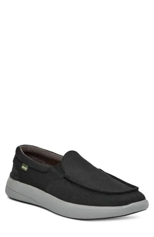 Sanuk Happy Hour Lite Resort Slip-on Sneaker - Black