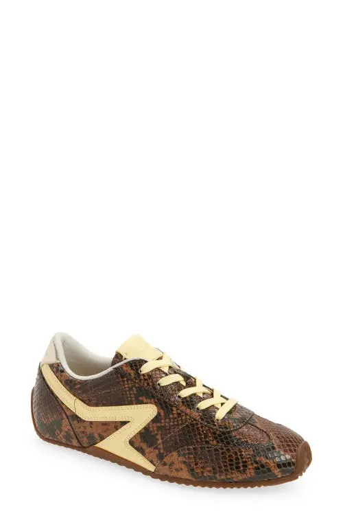 Rag & Bone Retro Runner Slim Ultra Sneakers - Mocha Snake