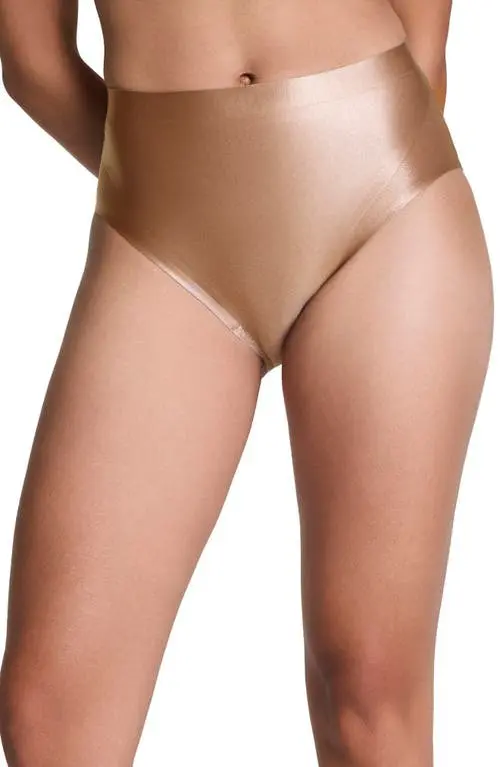 Spanx Spanxshape™ Luxeshine Briefs - Rose Gold Foil