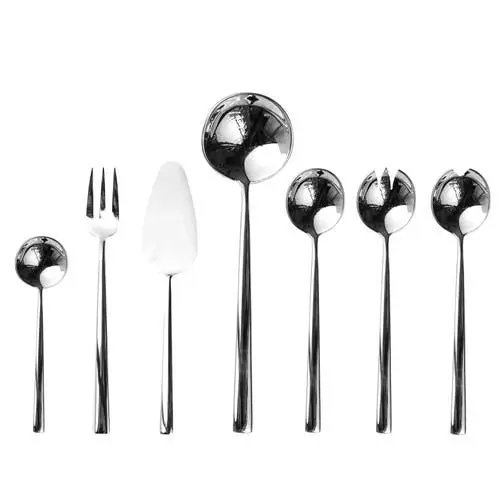 MEPRA Movida Serving Set7 Pieces - Silver