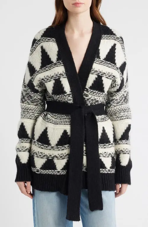 BOSS Fregolano Tie-front Longline Cardigan