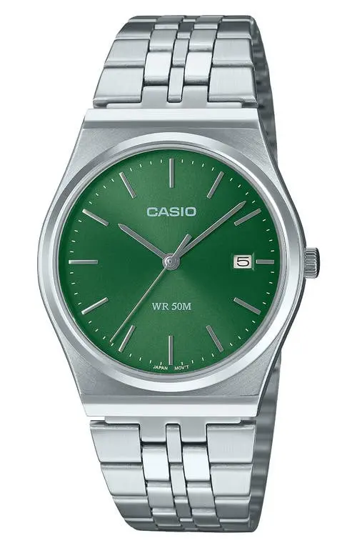 Casio Vintage Analog Bracelet Watch - Silver