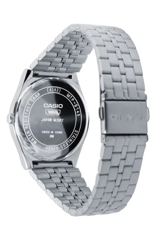 Casio Vintage Analog Bracelet Watch - Silver