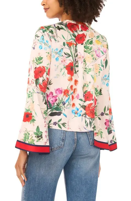 Vince Camuto Tie-front Flare-sleeve Shirt