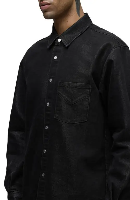 Hudson Jeans Snap-up Denim Overshirt
