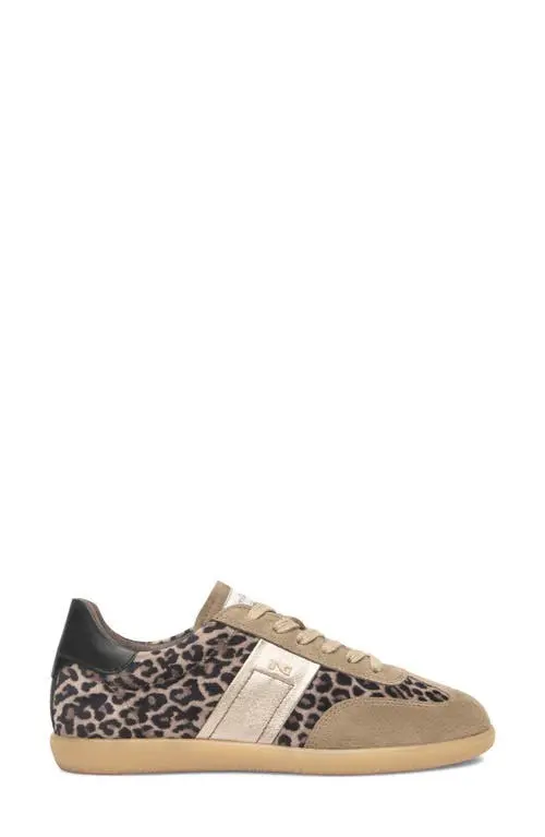 NEROGIARDINI Leopard Print Suede Sneakers