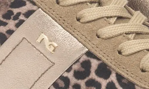 NEROGIARDINI Leopard Print Suede Sneakers