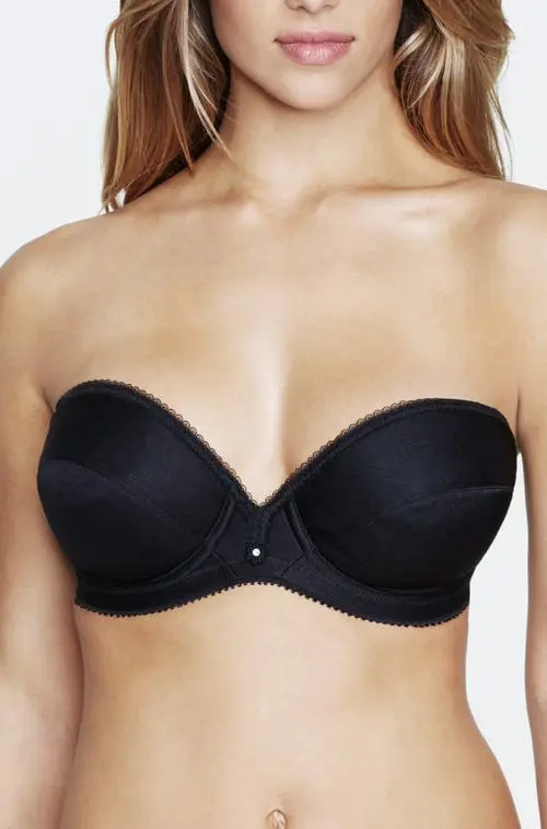 DOMINIQUE INTIMATES Margeau Low Plunge Strapless Bra - Black