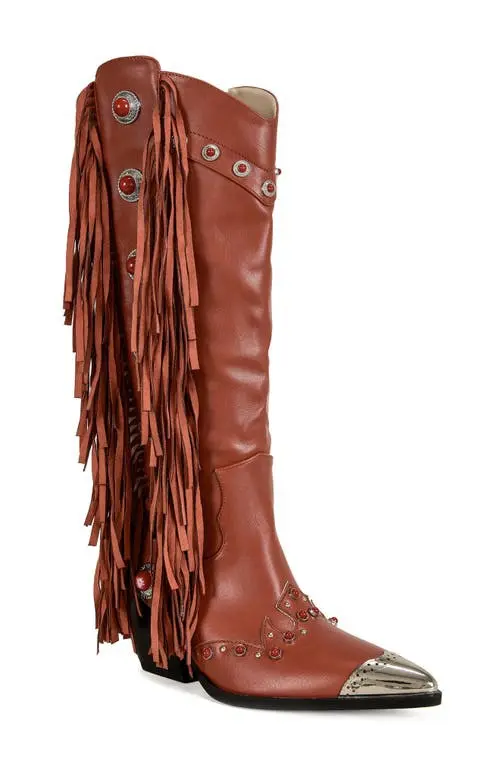 AZALEA WANG Pelagius Fringe Western Boot