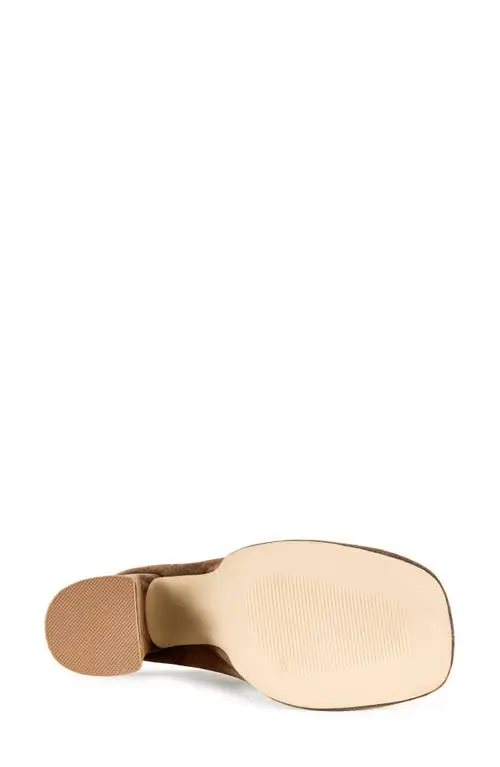 AZALEA WANG Florea Block Heel Clogs